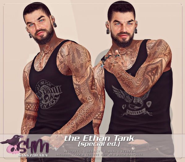 Second Life Marketplace - S4M [Ethan Tank] Special Ed. ★ Aesthetic ...